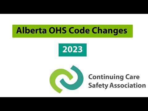 Upcoming Alberta OHS Code changes 2023