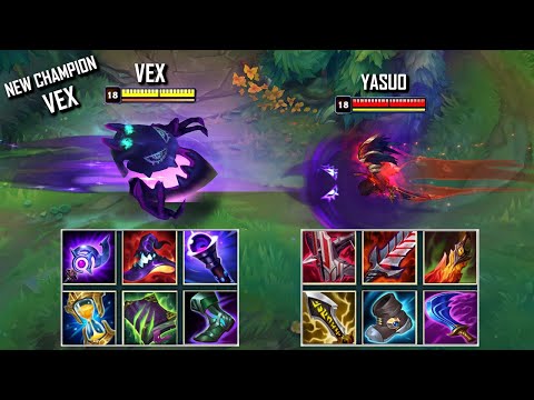 VEX vs YASUO FULL BUILD FIGHTS & Best Pentakills!