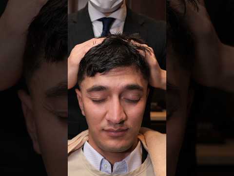 The most ASMR Barber in Japan #asmr #barbershop #barber #asmrhaircut