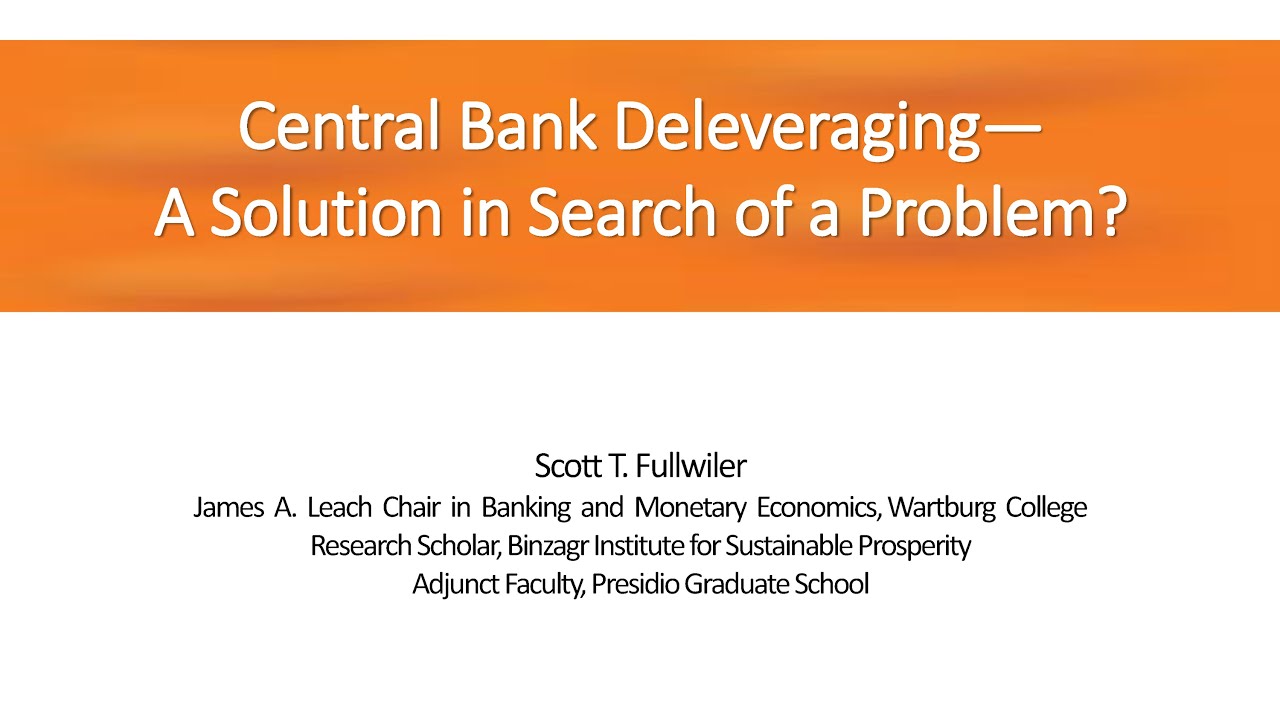 Scott Fullwiler: Quantitative Easing (QE) Can't Cause Inflation