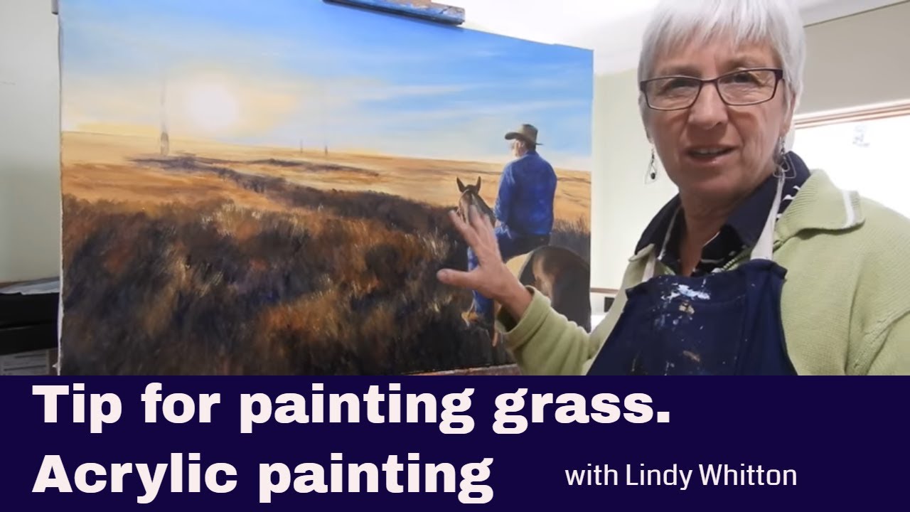 Grass hints and tips - Acrylic painting