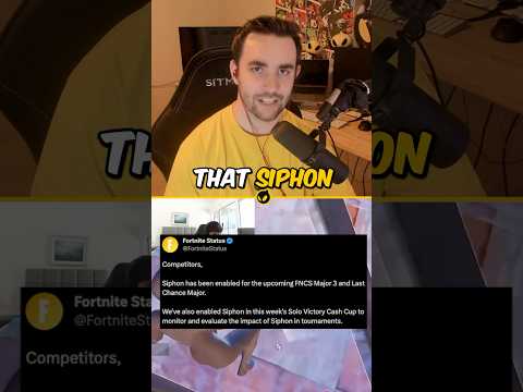 SIPHON IS BACK IN FORTNITE