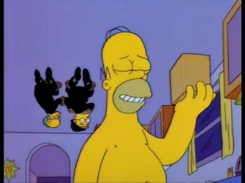 Homer Simpson Eating 64 Slices of Ch…: English ESL video lessons