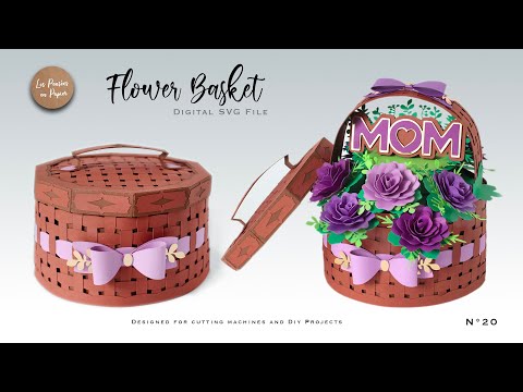 SVG PROJECT FLOWER BASKET Assembly tutorial | LPP | N20