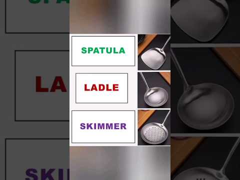 Spatula, ladle, skimmer- what is a spatula- ladle meaning- what is a ladle- skimmer meaning-