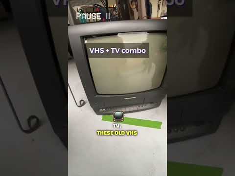 Have you ever bought something at your own garage sale? These vintage TV/VCR combos are money!