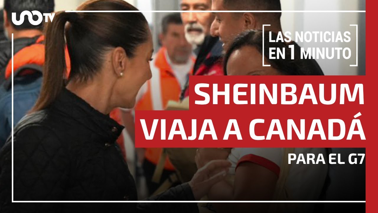 Noticias de hoy 16 de junio de 2025, en un minuto, hasta las 14:00 horas