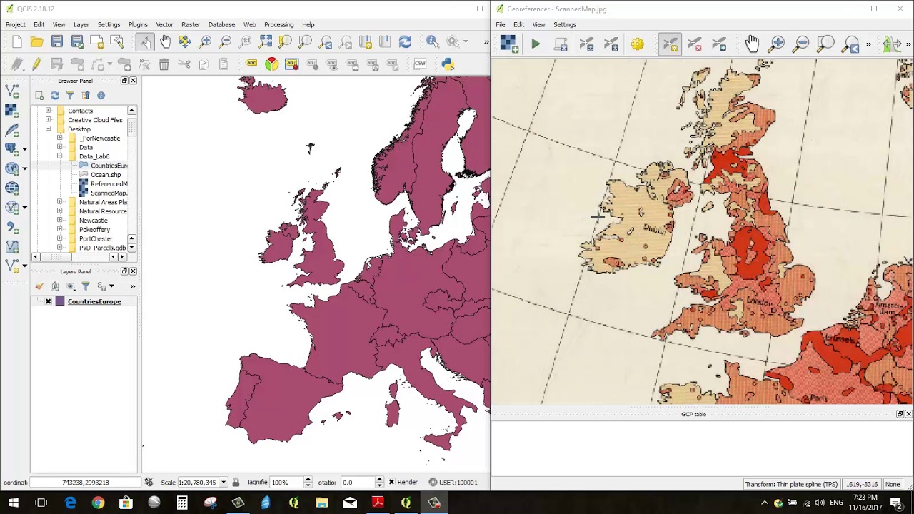 HTY 599 - Georeferencing & Digitizing (Tutorial 1/2)