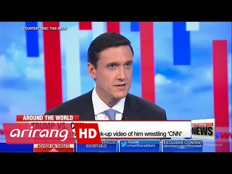 Trump tweets mock-up video of him wrestling 'CNN'