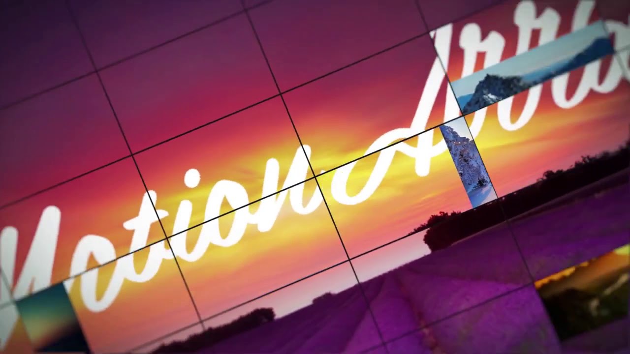 Grid Of Screens | After Effects Templates - Motion Array