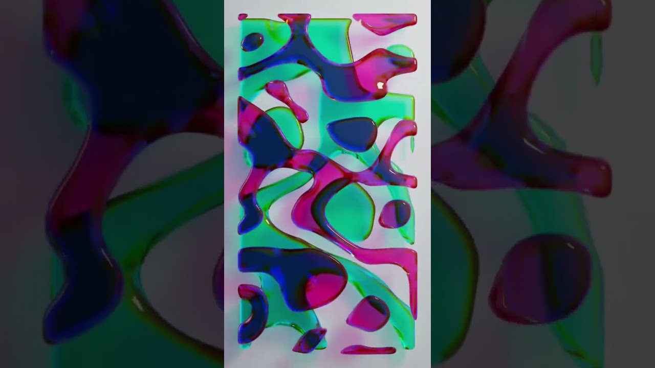Oil & Water — #loop #abstractart #c4d #3d #animation #satisfying