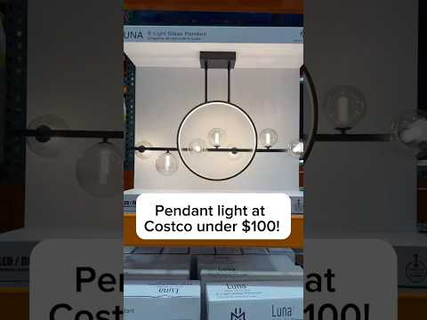 Pendant light under $100 at Costco!