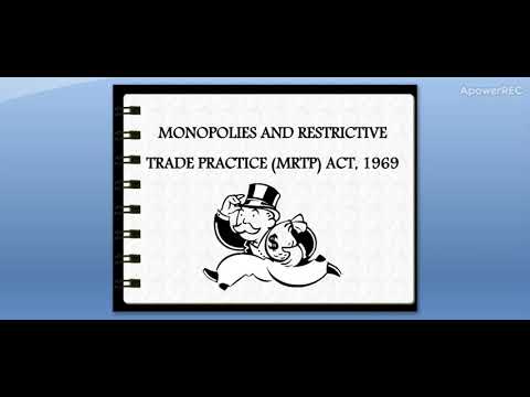 WHAT IS MRTP ACT?
