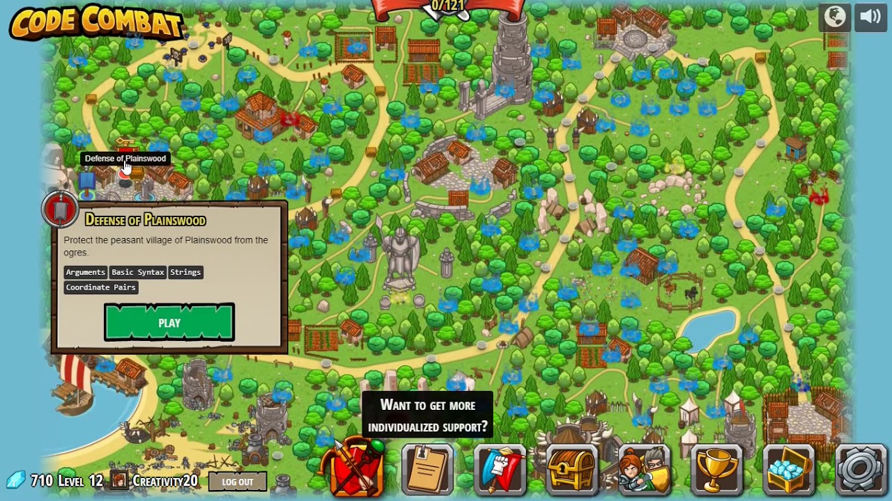 CodeCombat Backwoods Forest (Part1) | Python