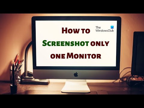 How to Screenshot only one Monitor on Windows 11/10