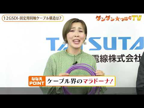 タツタ立井電線 12G-SDI 同軸ケーブル【驚きの伝送距離】