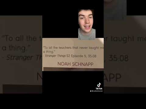 Noah Schnapp Yearbook Quote! Stranger Things! #strangerthings #noahschnapp #yearbook