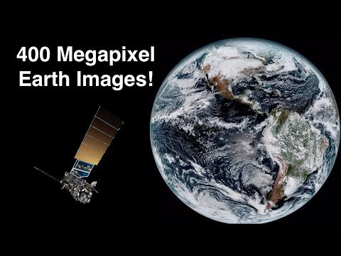 How Satellites Capture 400 Megapixel Images Of Earth's Globe - Himawari 8 & GOES-16