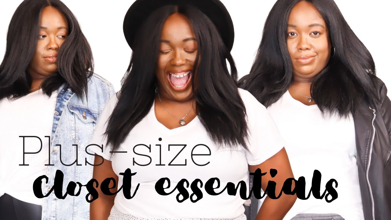 Plus size closet essentials | Curvy girl friendly wardrobe basics shirts and outerwear