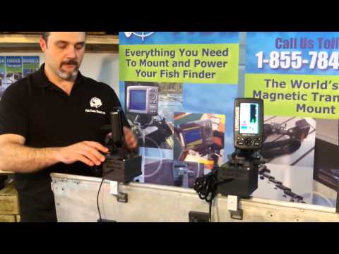 FishFinder Boat Mount kits - comes with battery and transducer mount
