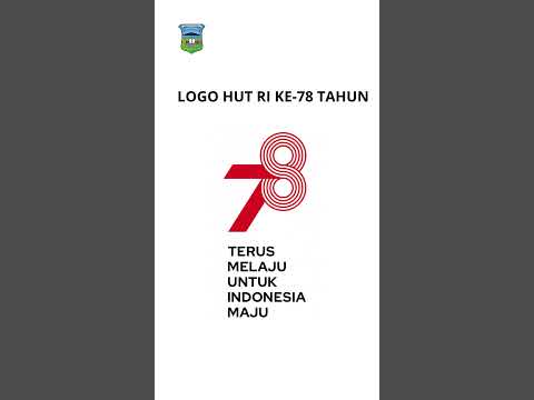 LOGO RESMI HUT RI KE-78 TAHUN