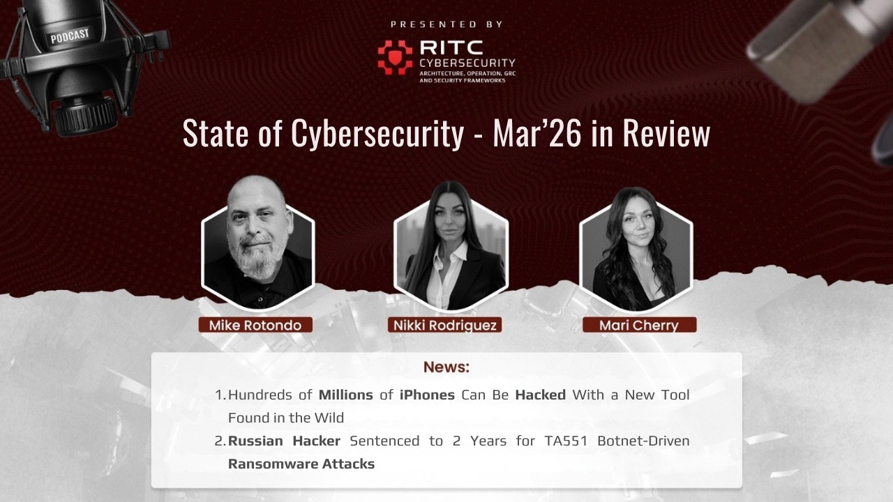 Millions of iPhones Hacked? March 2026 Cybersecurity Review | RITC Cybersecurity