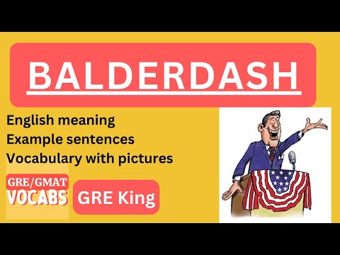 Balderdash meaning | Balderdash Definition | Balderdash example sentences | what Balderdash mean