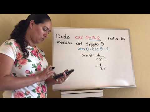 Encontrar ángulo con csc,sec y cot