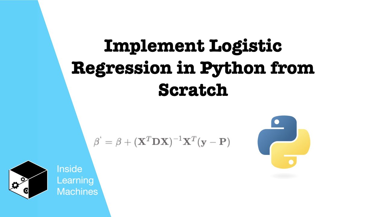 Implement Logistic Regression in Python from Scratch