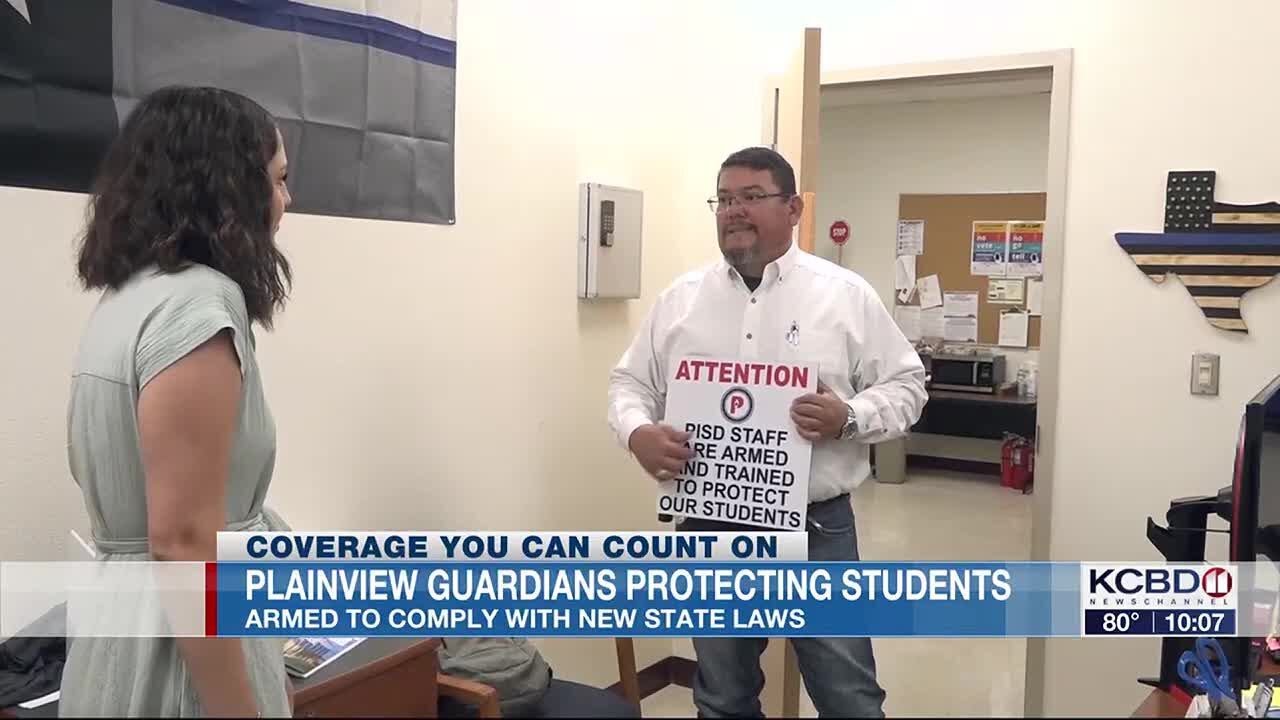 ‘Guardians’ protect students at Plainview ISD; District arms staff to comply with state law