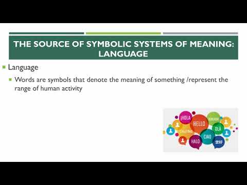 Shared Meaning is hte basis of humanness