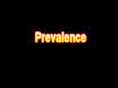 What Is The Definition Of Prevalence Medical School Terminology Dictionary