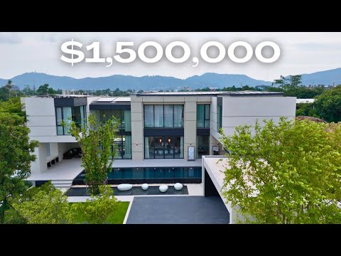 Inside a $1,500,000 Modern LUXURY Estate in Phuket (55.6MTHB)