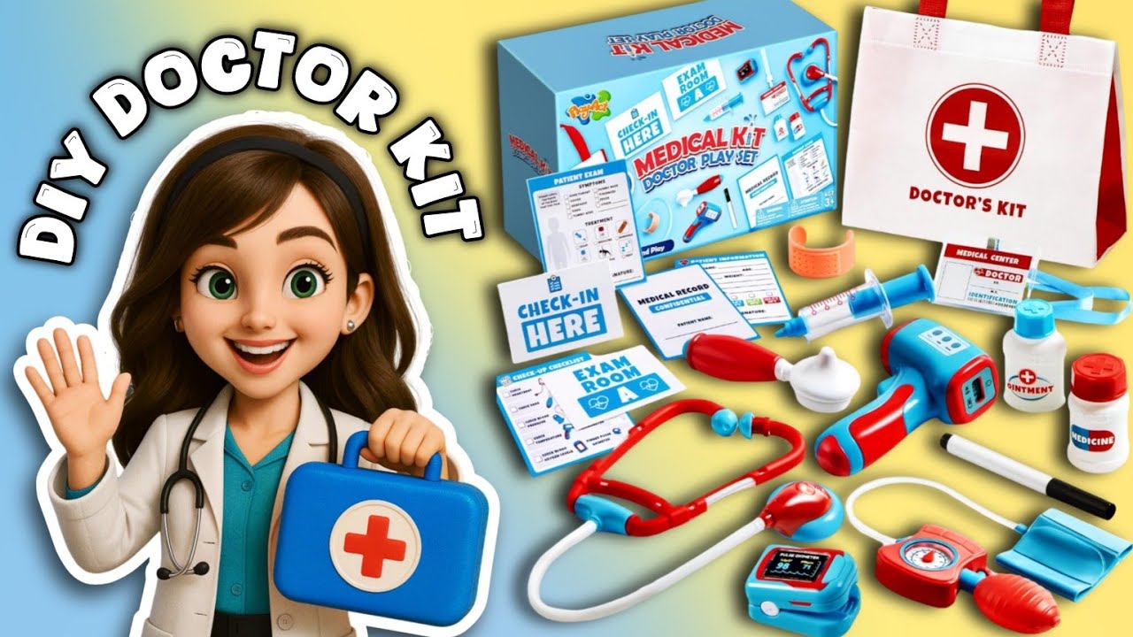 DIY Mini  DOCTOR  Kit ( 11 DIYs ) 💡 | Shifa Craft 