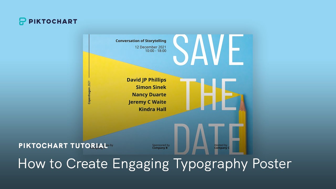 How to Create an Engaging Typography Poster | Piktochart Tutorial
