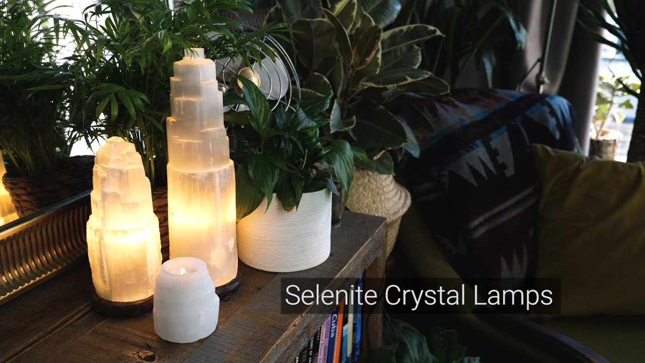 Selenite Crystal Lamps