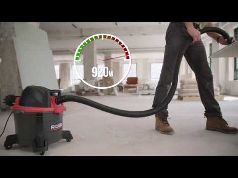 RIDGID 920W 22.5L TANK IND WET/DRY VACCUM CLEANER, WD0655ND