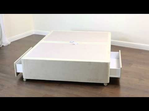 Clayton Divan Base - Double - 2 Drawers - Sweet Dreams