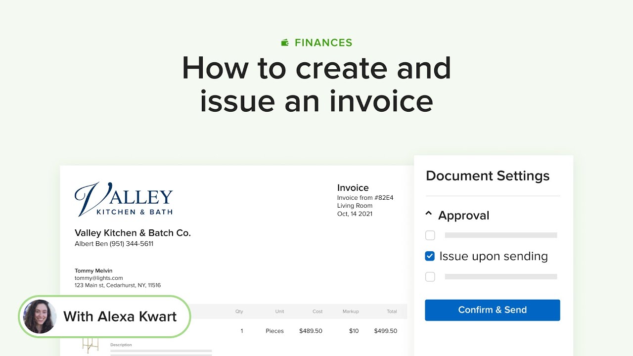 How to Create an Invoice | Houzz