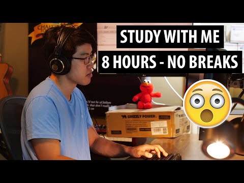 ???? 8 Hour Study With Me - NO BREAKS Hardcore Focus