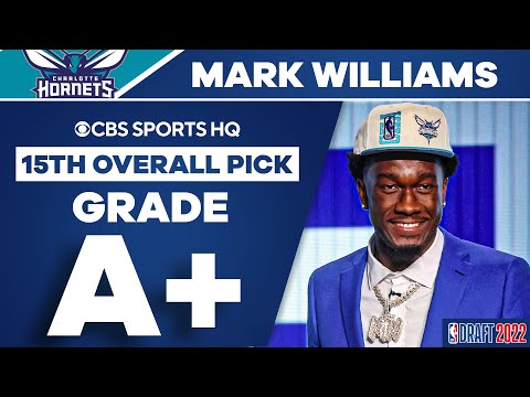 Mark Williams Selected No. 15 Overall by the Charlotte Hornets | 2022 NBA Draft | CBS Sports HQ