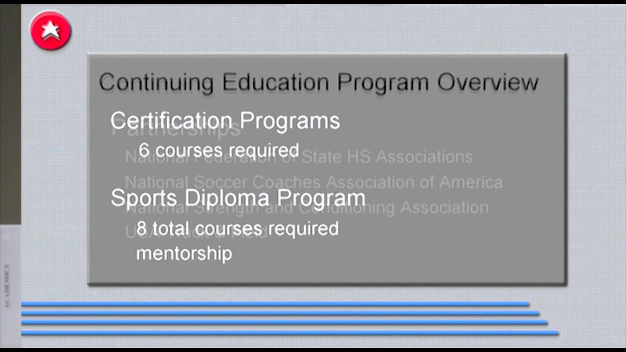 Continuing Education Program Overview - USSA
