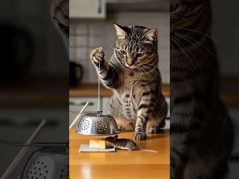 Shocking! π±π±The cat sets a trap and waits in silence γγ°γγοΌπ±π±η«γ―η½ γδ»ζγγ¦ιγγ«εΎ
γ£γ¦γγ #shorts #tabbycat #trap