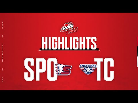 Spokane Chiefs at Tri-City Americans 3/23 | WHL Highlights 2023-24