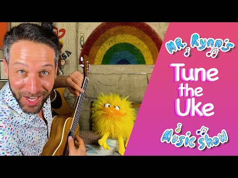 Learn How to Tune the Ukulele with Spizzo - A Kids Ukulele Tutorial ♫ Mr. Ryan's Music