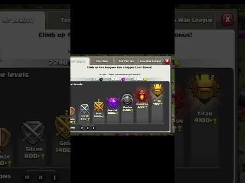 league all star clash of clans explain Hindi #coc #gaming