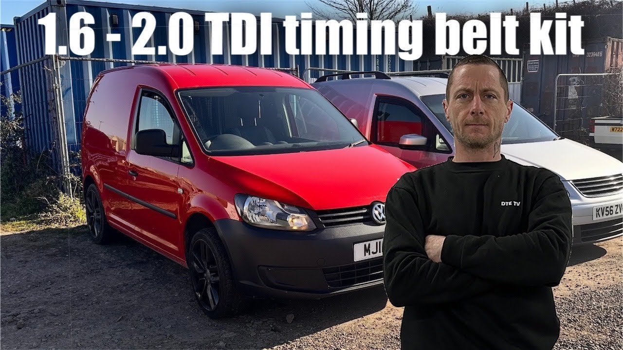 Vw caddy 1.6 - 2.0TDI timing belt kit replacement