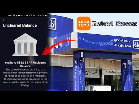 Unclear Balance in Alrajhi Bank || Temu Refund Money || Saudi Arabia ||