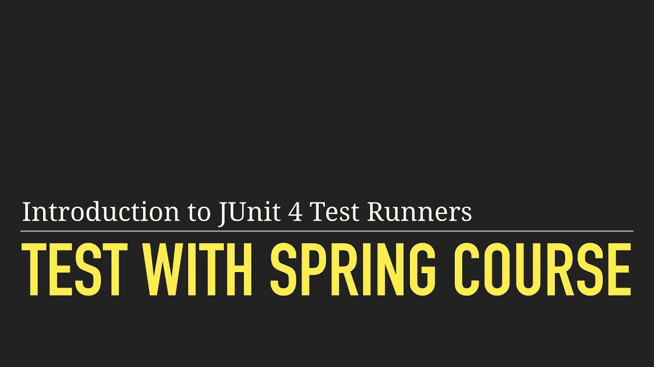 Introduction to JUnit 4 Test Runners