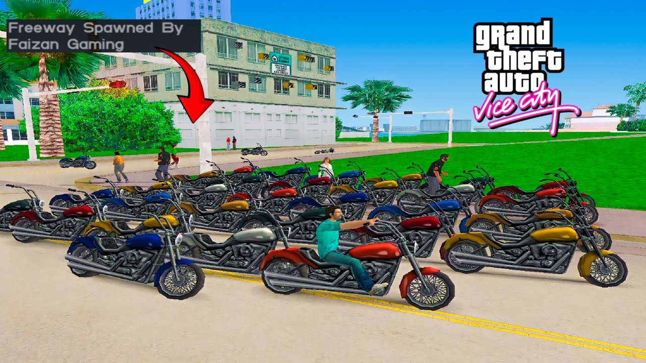 Freeway Bike Spawner Mod 1.0 - GTA: Vice City